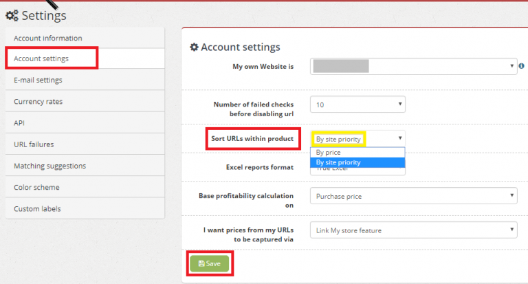 Sorting on Single Product page enabled
